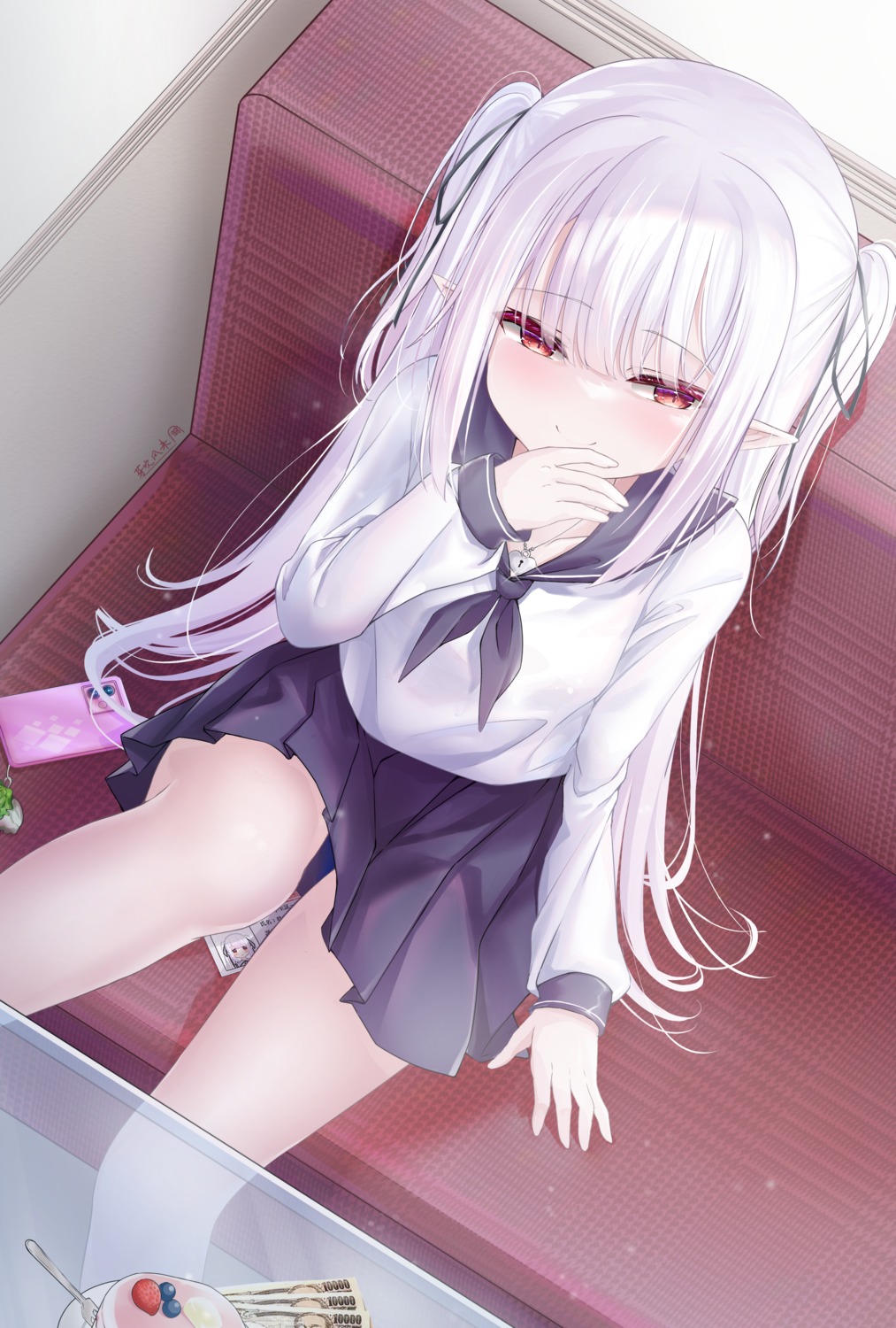 pixiv12660671 mashiro kanon (channel) mashiro kanon pointy ears seifuku | #1108651 | yande.re